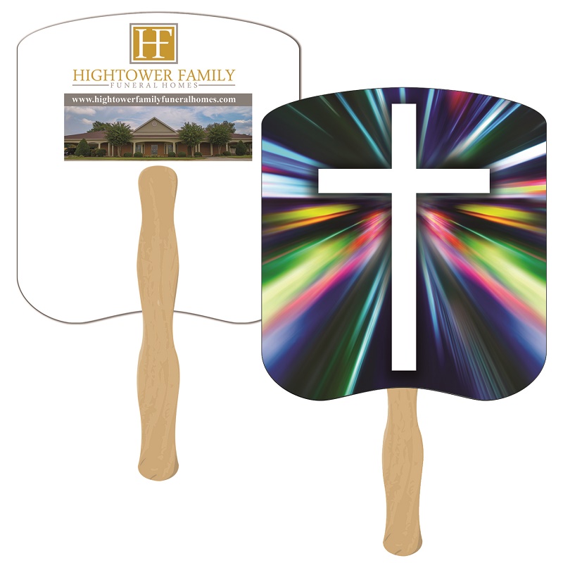 Inspirational Full Color Church Hand Fans with Imprint